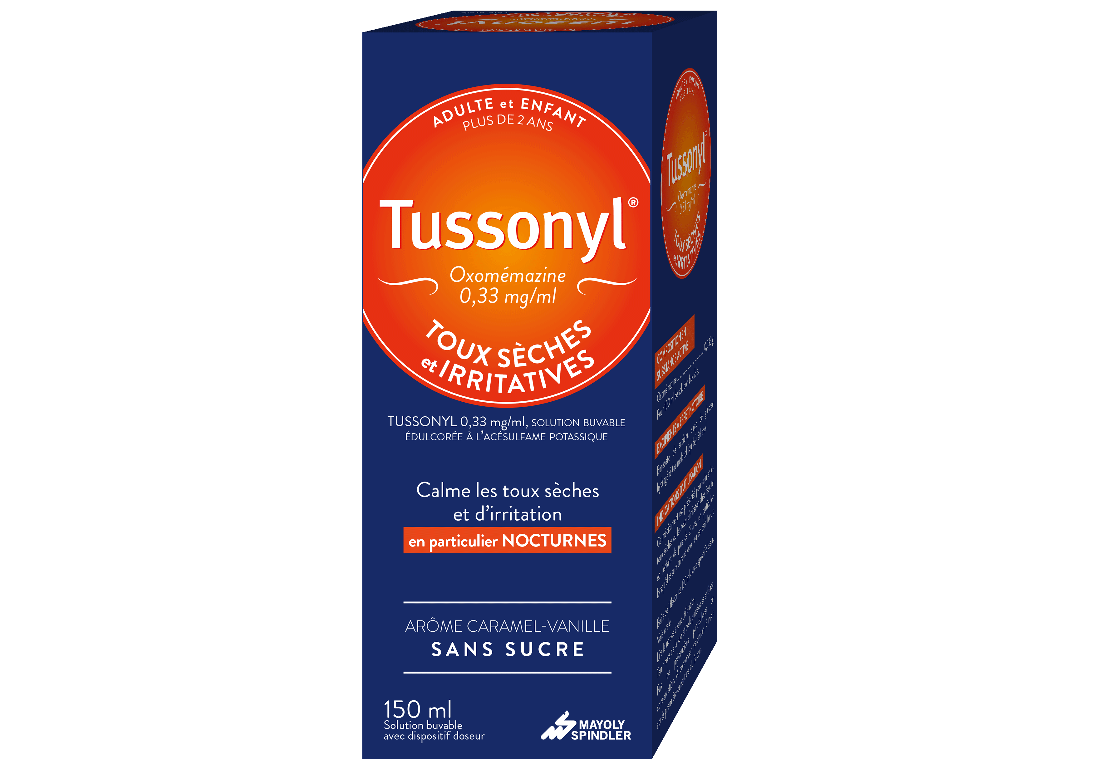 Tussonyl - Toux sèches et irritatives - MAYOLY SPINDLER laboratoire ...